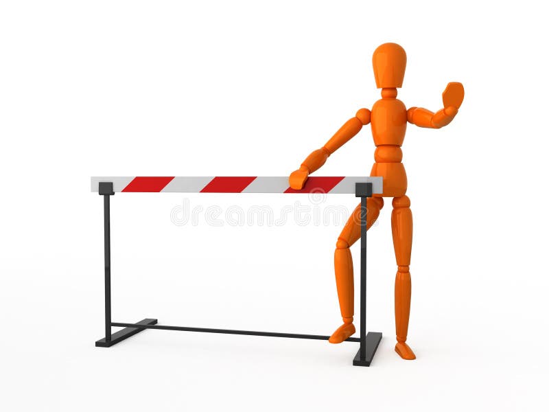 Restricted Under Construction Stock Illustration - Illustration of ...