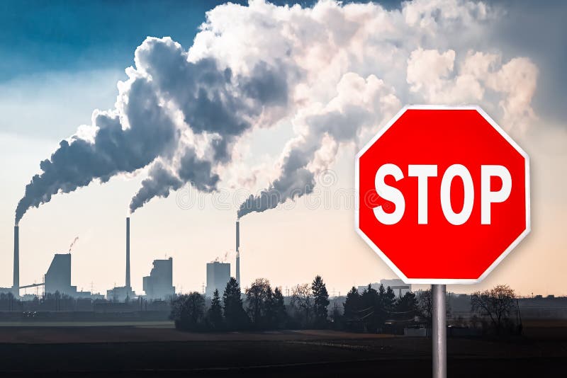 Stop Using Fossil Energy Concept Stock Image - Image of coal, climate ...