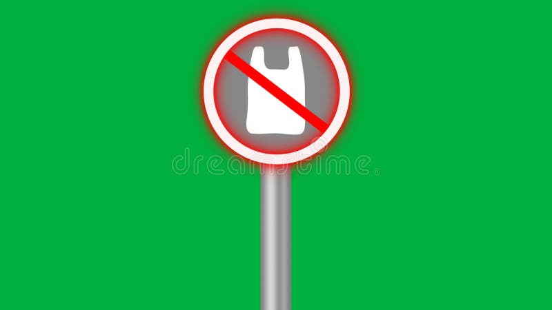 Stop Using Plastic or Ban Plastic Singh Board Stock Illustration ...