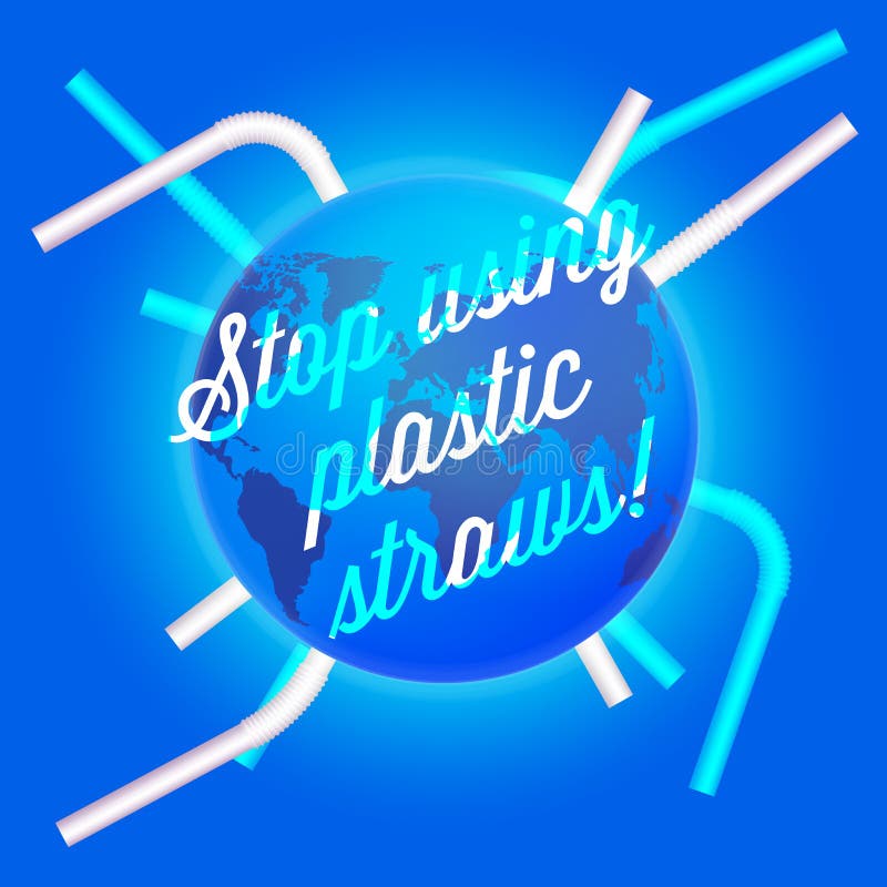 Stop Using Plastic Stock Illustrations – 543 Stop Using Plastic Stock ...