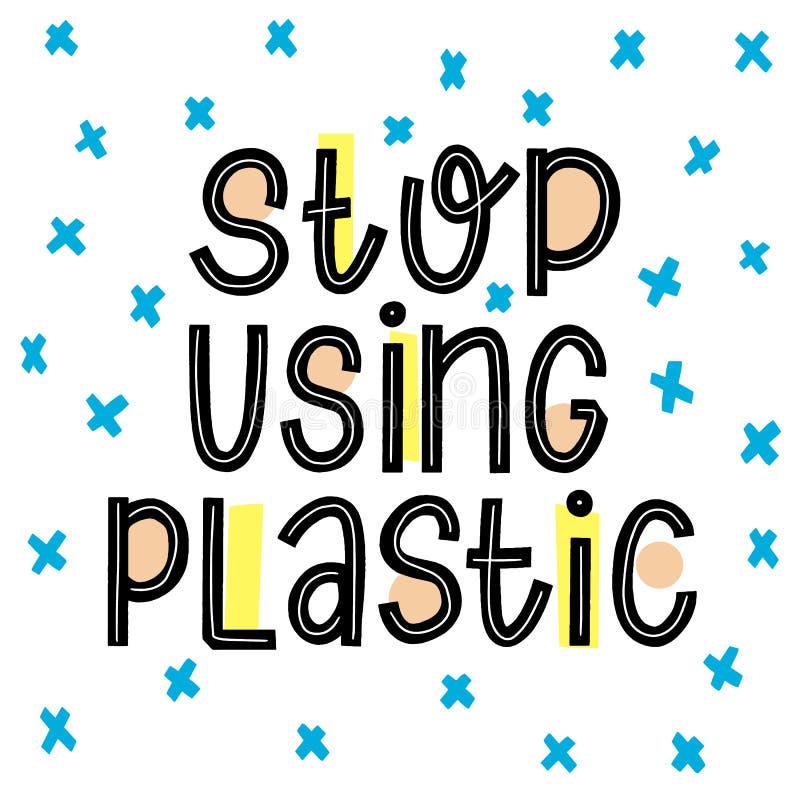 No Using Plastic Bags and Using Reusable Organic Bags for Plastic Free ...