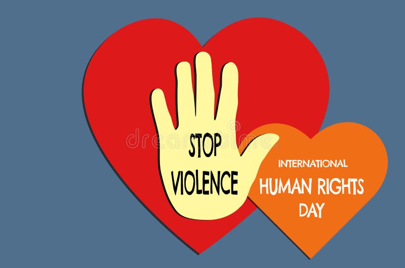 International Human Rights Day Concept, Raise Hand Up Stock Image ...