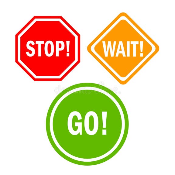 Stop Go Signs Stock Illustrations – 356 Stop Go Signs Stock ...