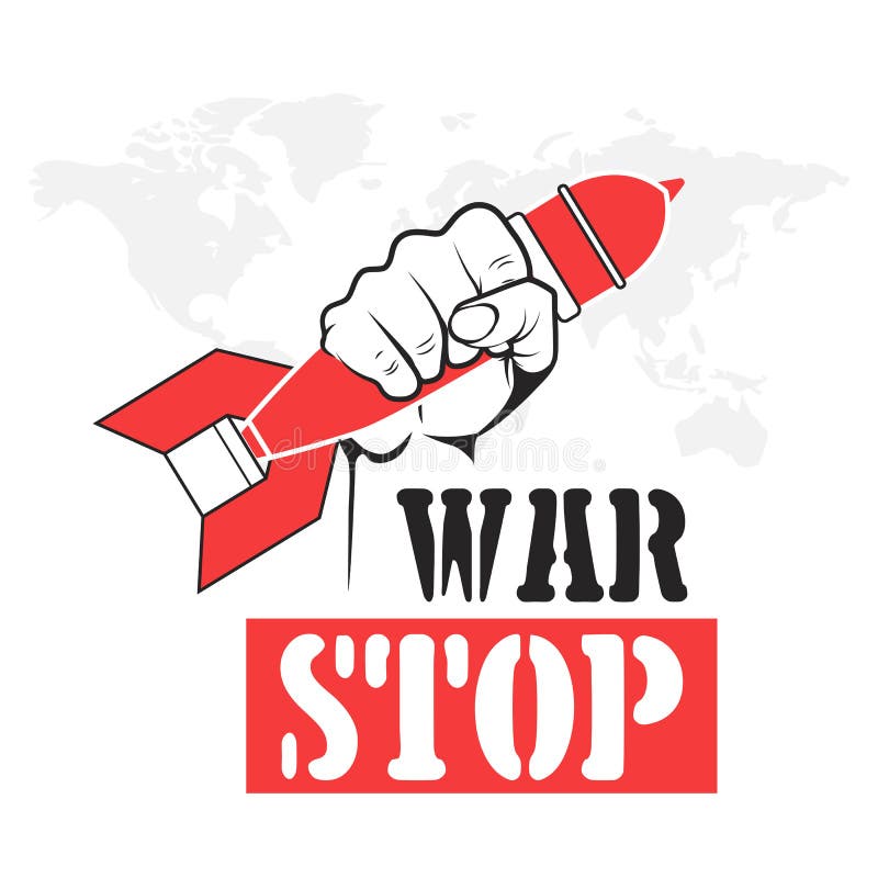 Stop War, Banner for Web Design Stock Vector - Illustration of russia ...