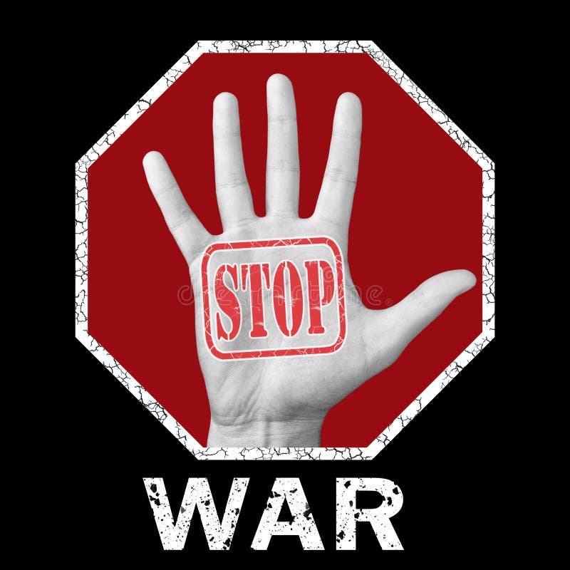 Stop War Conceptual Illustration. Global Social Problem Stock Photo ...