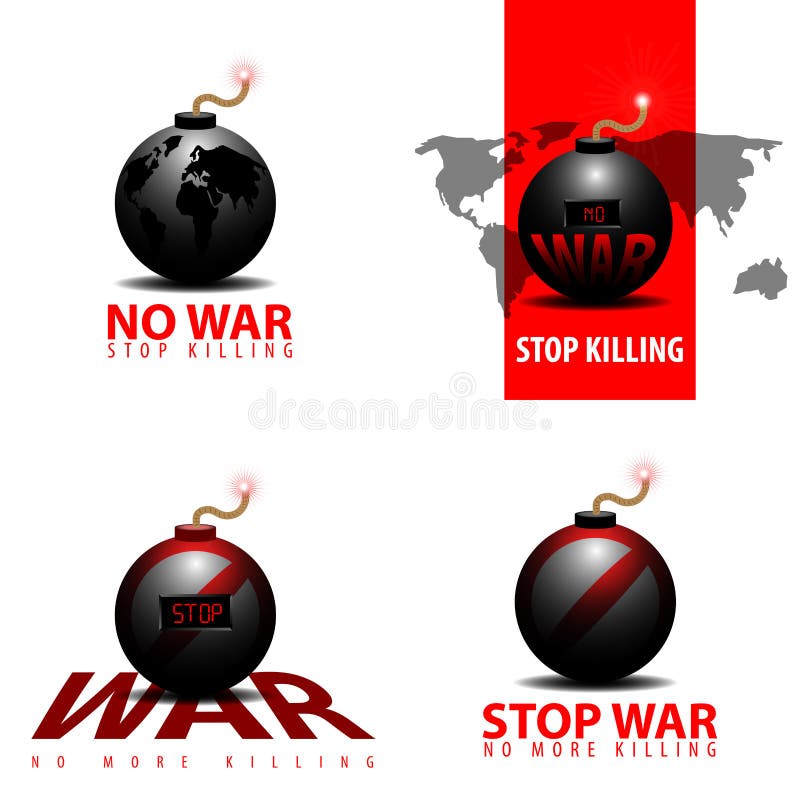 Stop war stock illustration. Illustration of concept - 81412486
