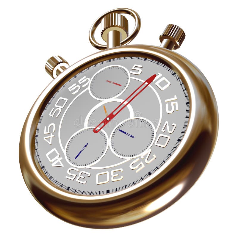 Stop Watch Icon Isolated on White Stock Vector - Illustration of clock ...