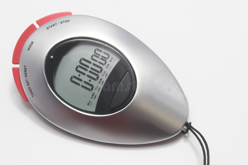 Lighted Stop Watch stock image. Image of clock, measuring - 3527525