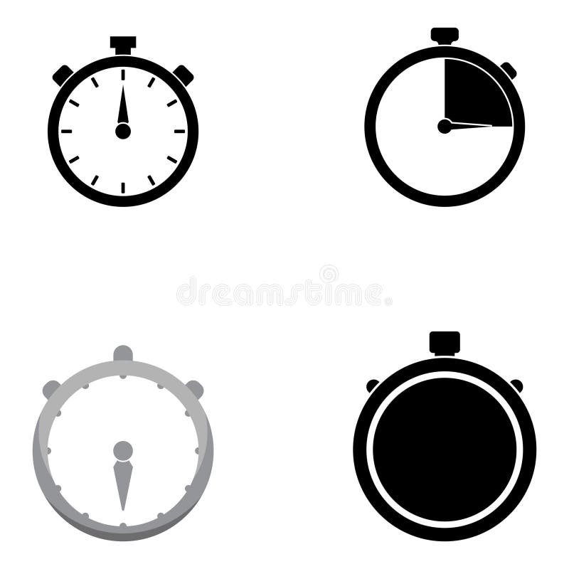 Stop watch icon vector stock vector. Illustration of accuracy - 293356259