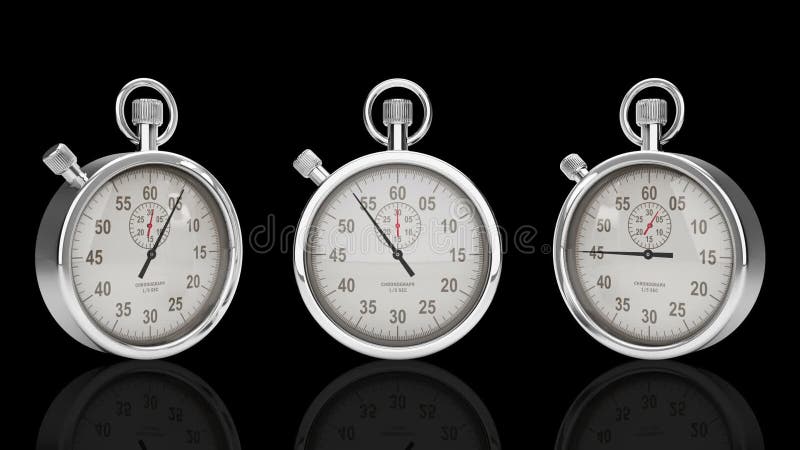 Stop Watch Time Lapse, Three Different Angles, Stock Footage Stock ...