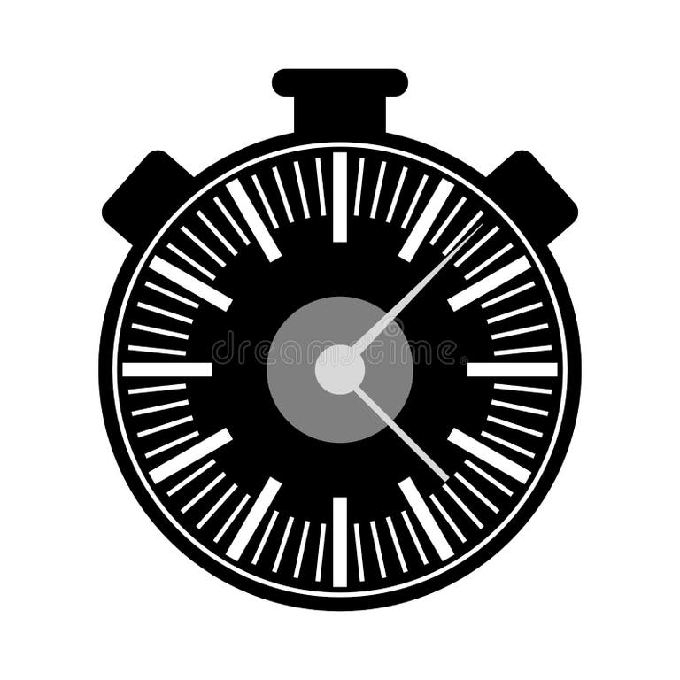 Stop Watch Timer Icon - Vector Illustration Stock Vector - Illustration ...