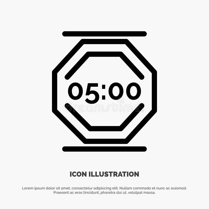 Stop Work, Rest, Stop, Work, Working Line Icon Vector Stock Vector ...