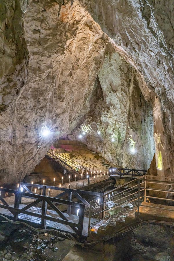 Stopica Cave at Zlatibor Mountain in Serbia Stock Photo - Image of ...