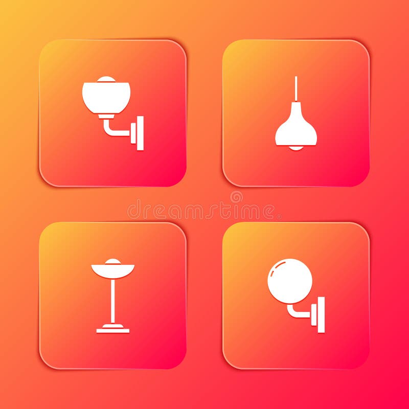 Stoplicht of Stoplicht Ophangvloer En Pictogram. Vector Vector ...