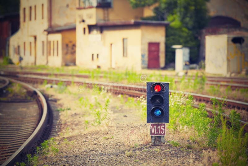 Stoplight stock photo. Image of safety, life, rail, railroad - 31944574