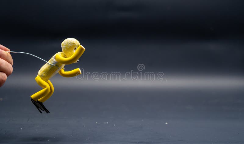 Stopmotion Process of Jumping. Jumping Stock Image - Image of animated ...