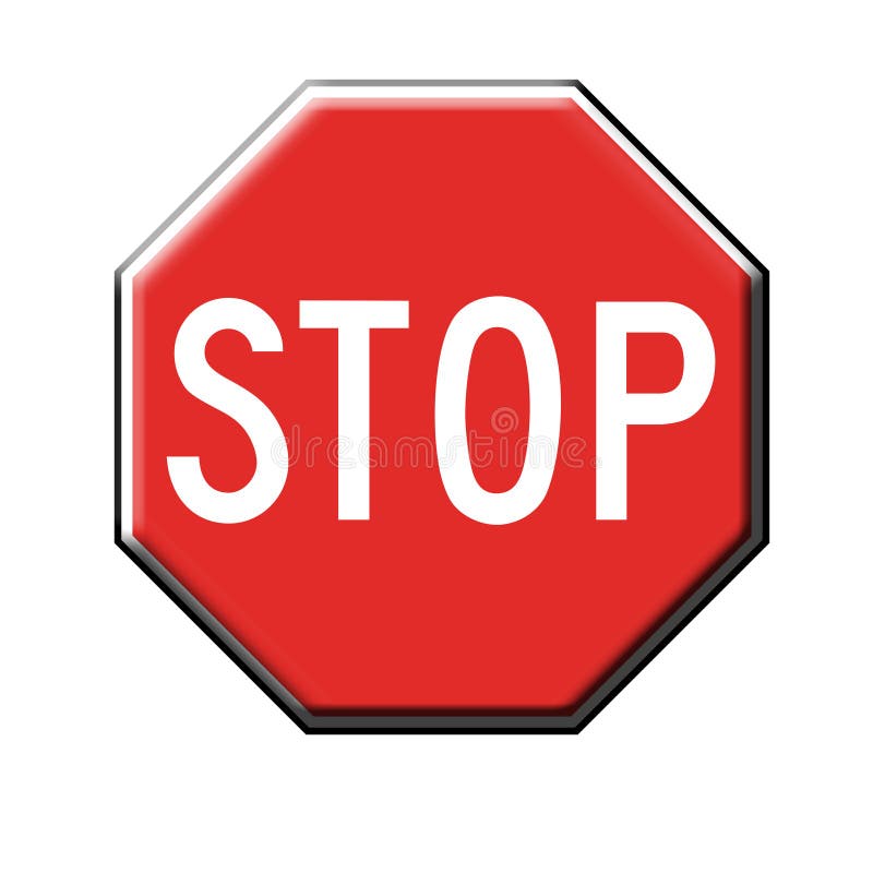 Stopp stock illustrationer. Illustration av meddelande - 2793257