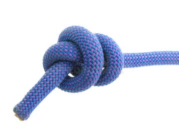 Stopper Knot in Climbing Rope Stock Photo - Image of fisherman ...