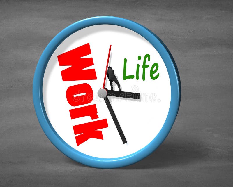 Stopping Clock Hand for Life Space Stock Illustration - Illustration of ...