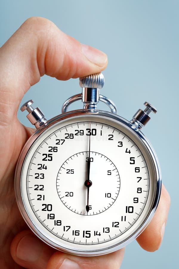 Stoppuhr stockfoto. Bild von anfänge, borduhr, finger - 82725946