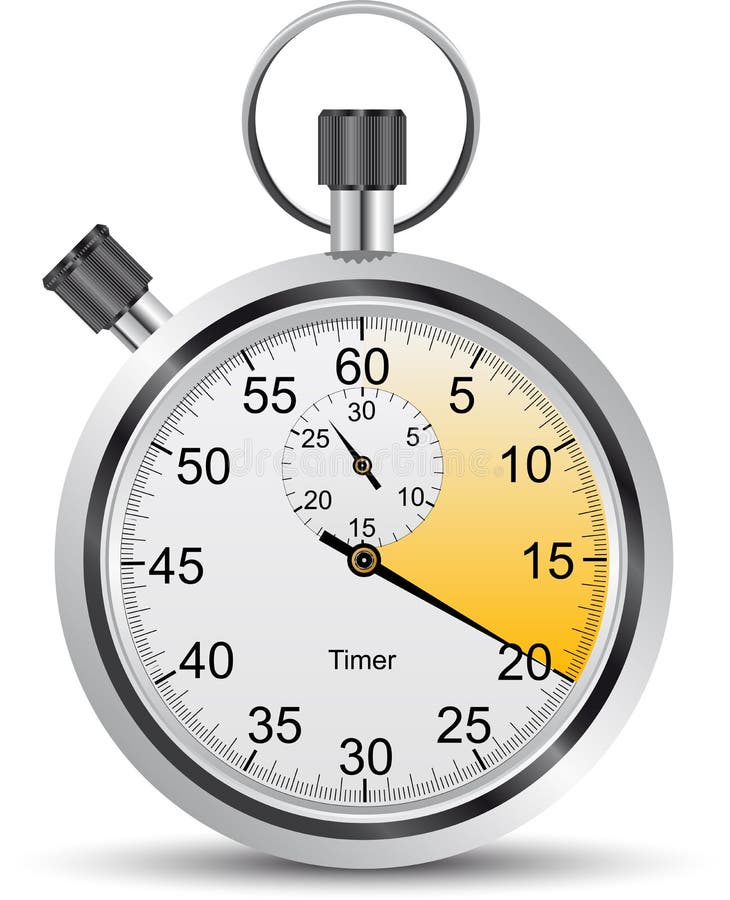 Stopwatch gold stock vector. Illustration of dial, minutes - 17682775