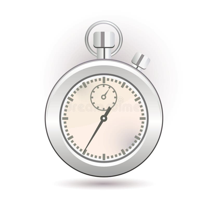 Stopwatch stock vector. Illustration of second, stop - 14492322