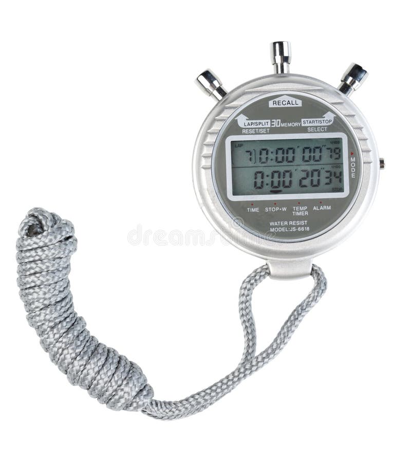Digital Stopwatch stock photo. Image of measure, crystal - 6494008