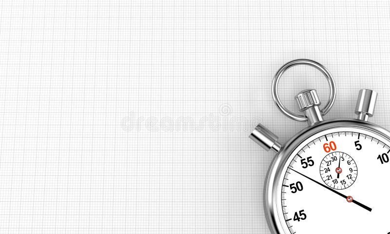 Stopwatch stock illustration. Illustration of minute - 101869366