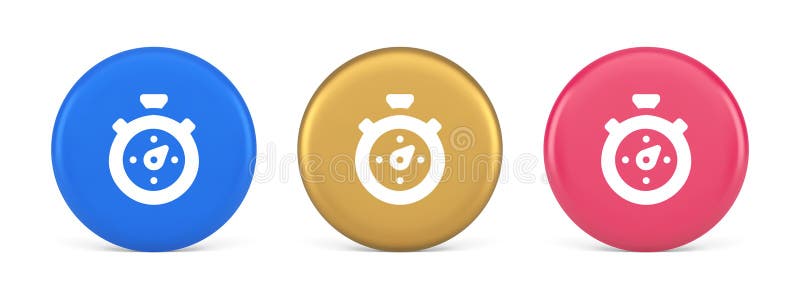 Stopwatch Button Timer Speed Time Counting Application Panel Interface ...