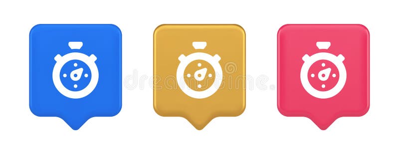 Stopwatch Button Timer Speed Time Counting Application Panel Interface ...