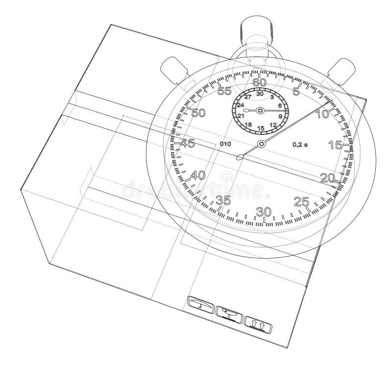 Draw Stopwatch Stock Illustrations – 563 Draw Stopwatch Stock ...