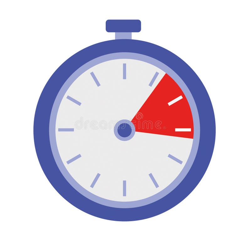 Stopwatch clock icon stock vector. Illustration of watch - 352200172