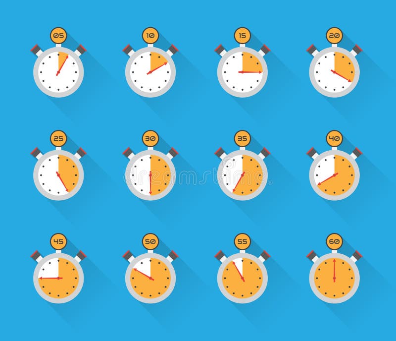 Stopwatch Counting time stock vector. Illustration of time - 67866548