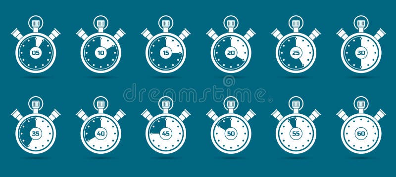 Stopwatch Counting time stock illustration. Illustration of background ...