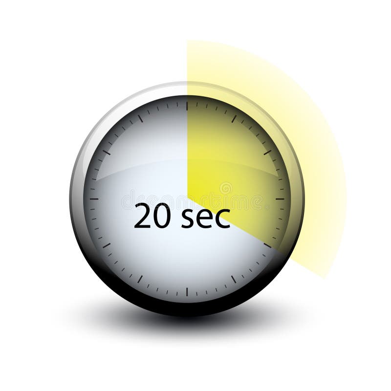 20 Seconds Stock Illustration Illustration Of Render 15556454