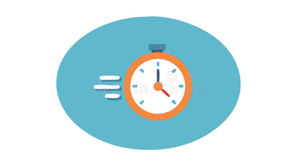 Stopwatch Flat Icon 2, Representing Speed, Timing, and Measurement ...