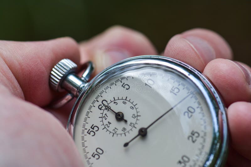 Stopwatch in hand stock image. Image of measure, business - 54478989