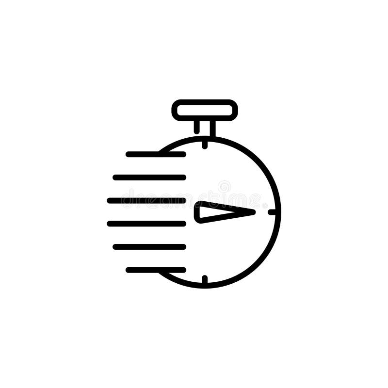 Stopwatch icon stock illustration. Illustration of label - 338248880