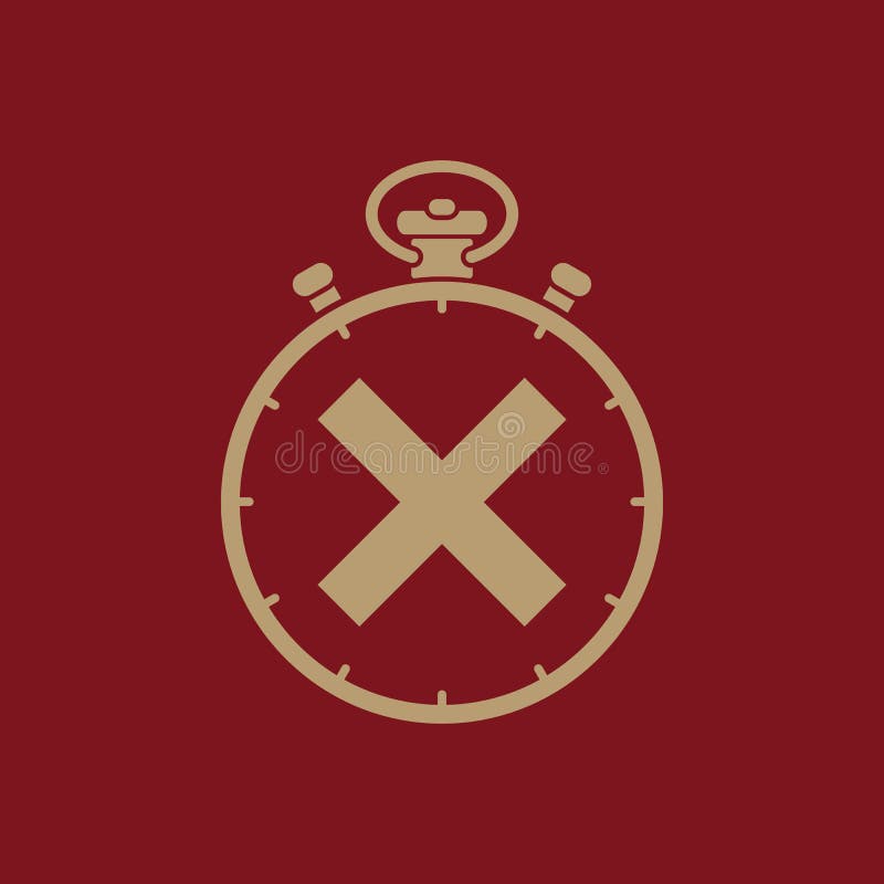 The Stopwatch Icon.Clock and Watch, Timer, Countdown, Stopwatch Symbol ...