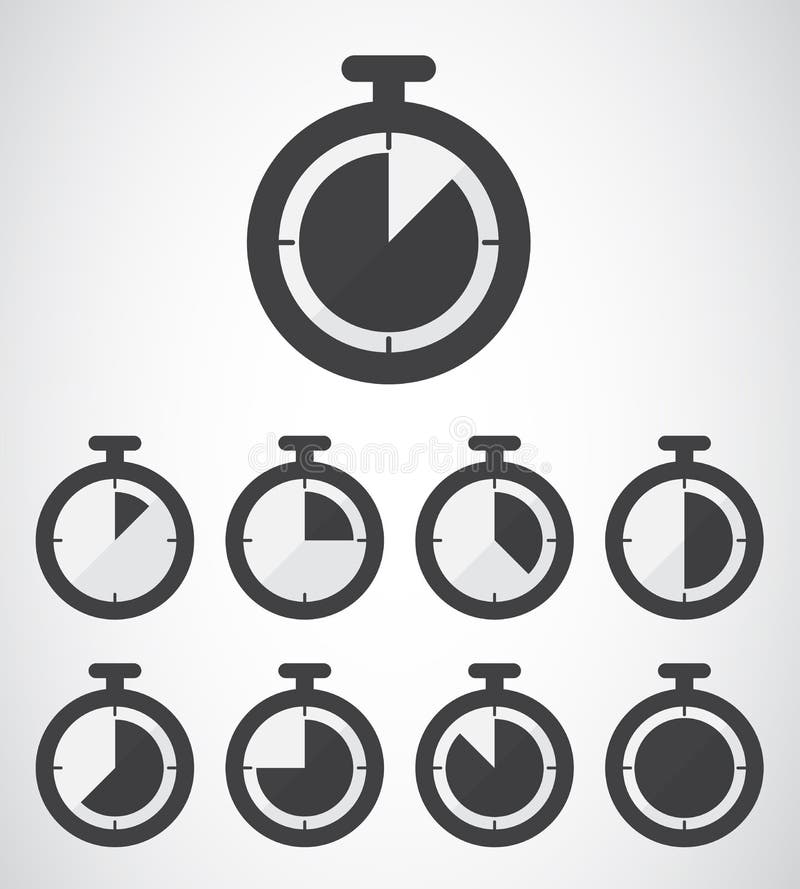 Half Stopwatch Stock Illustrations – 356 Half Stopwatch Stock ...