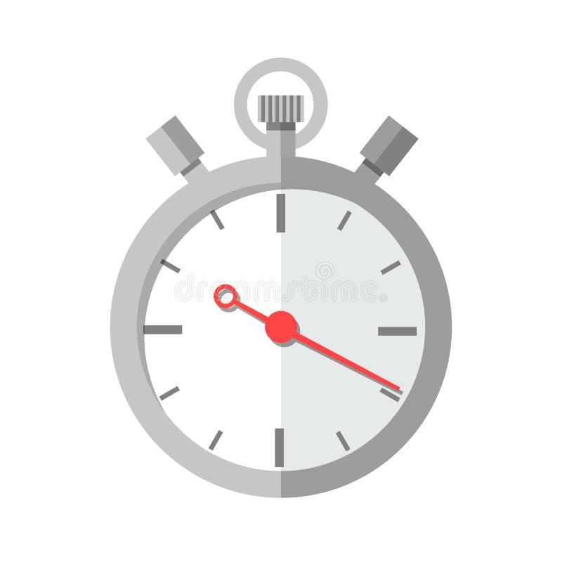 Stopwatch icon stock vector. Illustration of start, symbol - 43507372