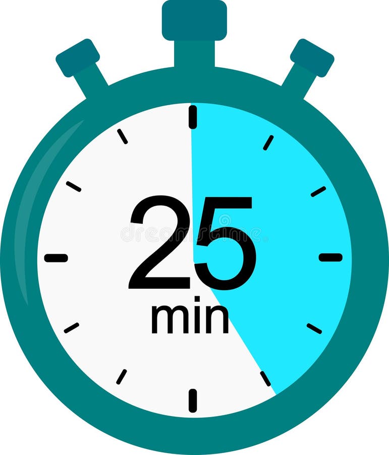 Clock. 40 minutes stock vector. Illustration of ball - 282549114