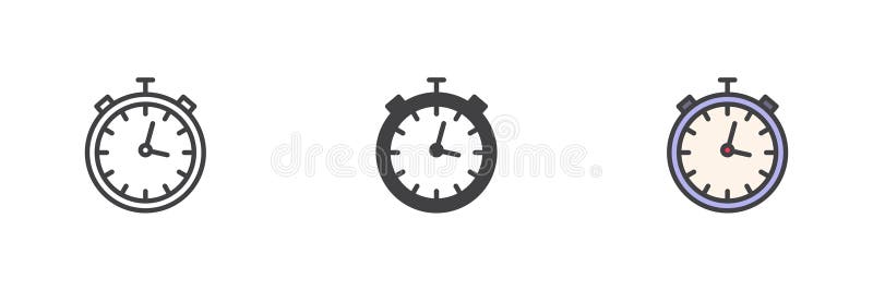 Minutes Symbol Color Style Stock Illustrations – 571 Minutes Symbol ...
