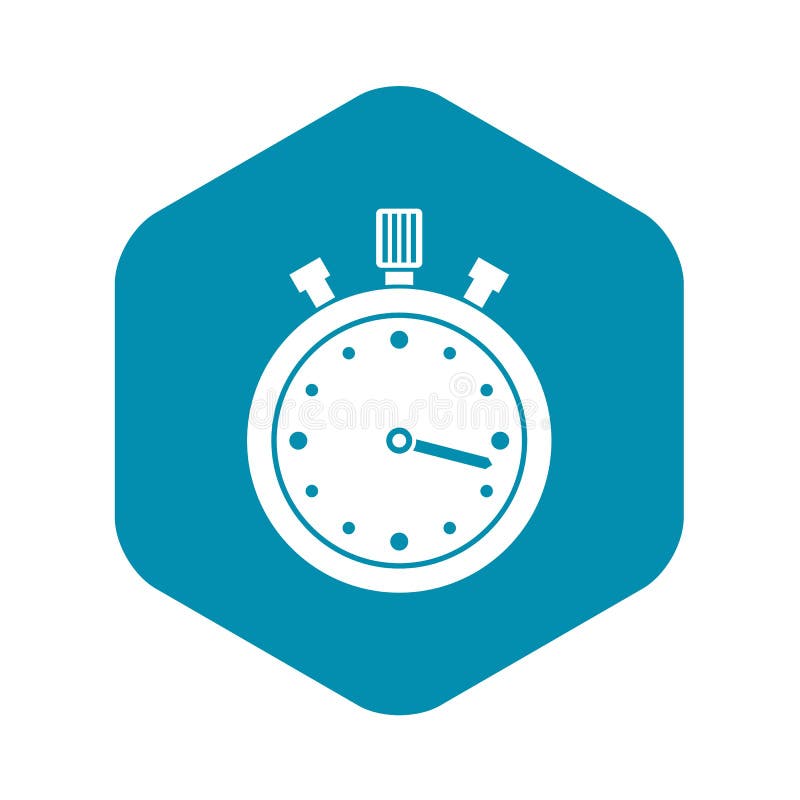 Stopwatch Icon, Simple Style Stock Vector - Illustration of instrument ...