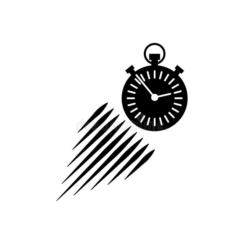 Stopwatch Icon. Symbol of Speed. Device To Display Time. Time Limit ...