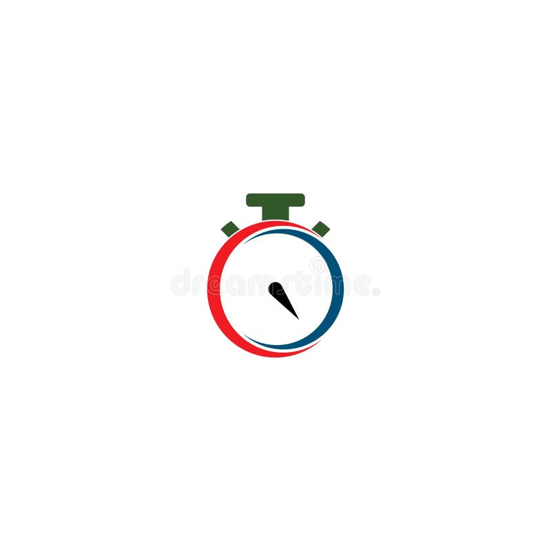 Stopwatch Logo Template Icon Stock Vector - Illustration of icon ...