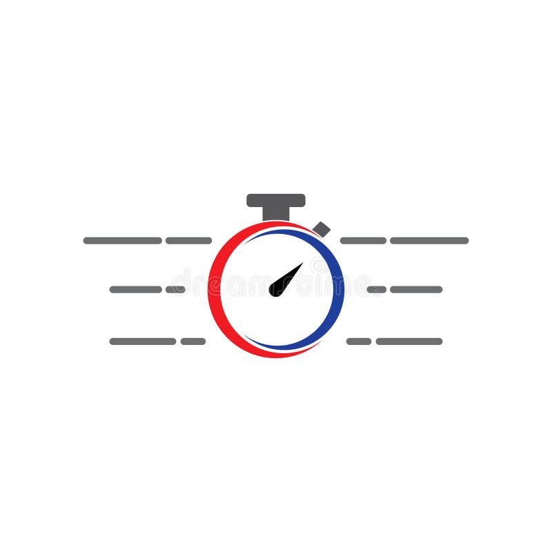 Stopwatch Logo Template Icon Stock Vector - Illustration of race, clock ...