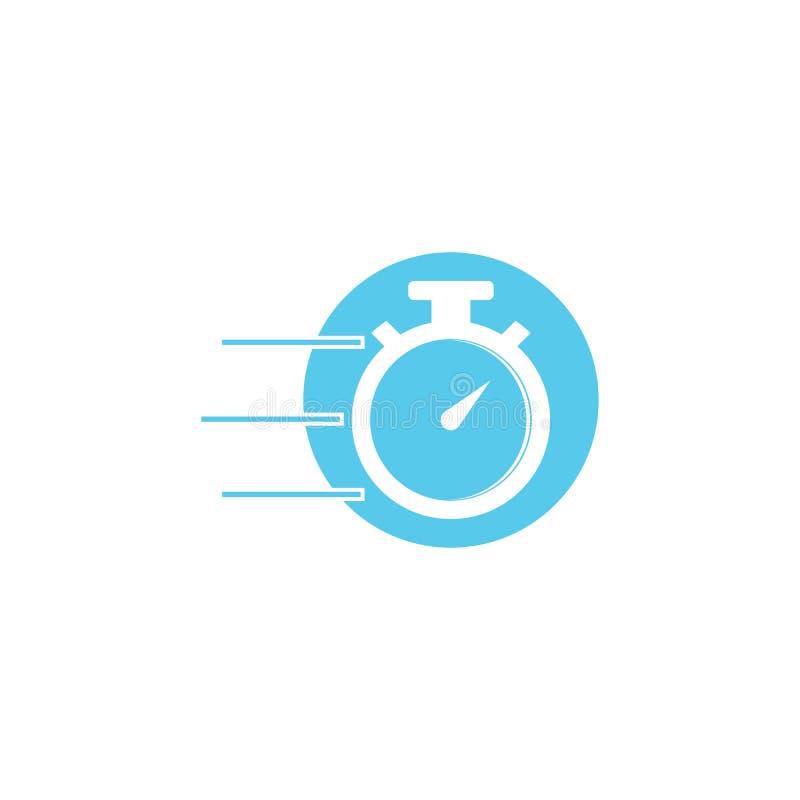Stopwatch Logo Template Icon Stock Vector - Illustration of business ...