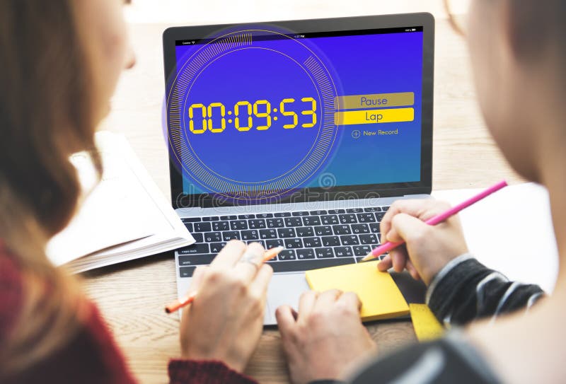 Stopwatch New Record Time Concept Stock Photo - Image of minute ...