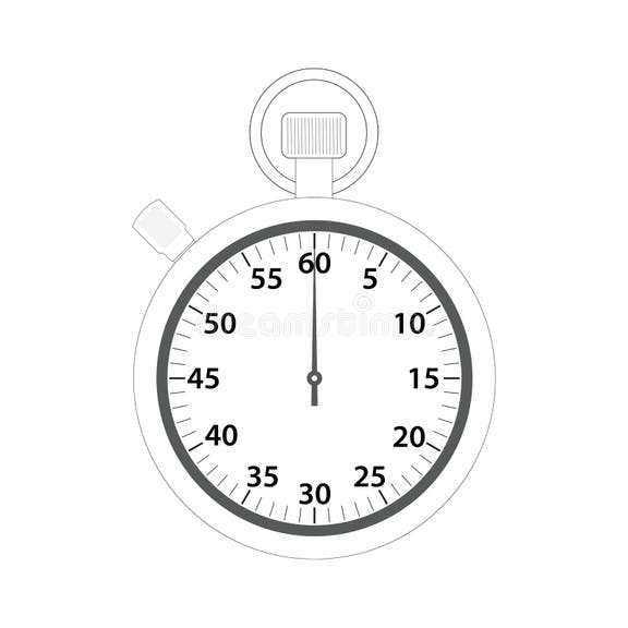 Stopwatch Sample Icon Vector Isolated Stock Vector - Illustration of ...
